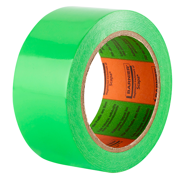 Ruban adhésif PVC souple BARNIER® 6098 - 50mm x 33m Vert SCAPA TAPES ...