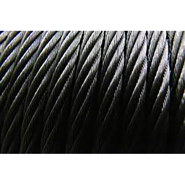 Câble noir 6mm longueur 100m Rupture 25,55kN/2604 KG RIGLIFT - LA BS