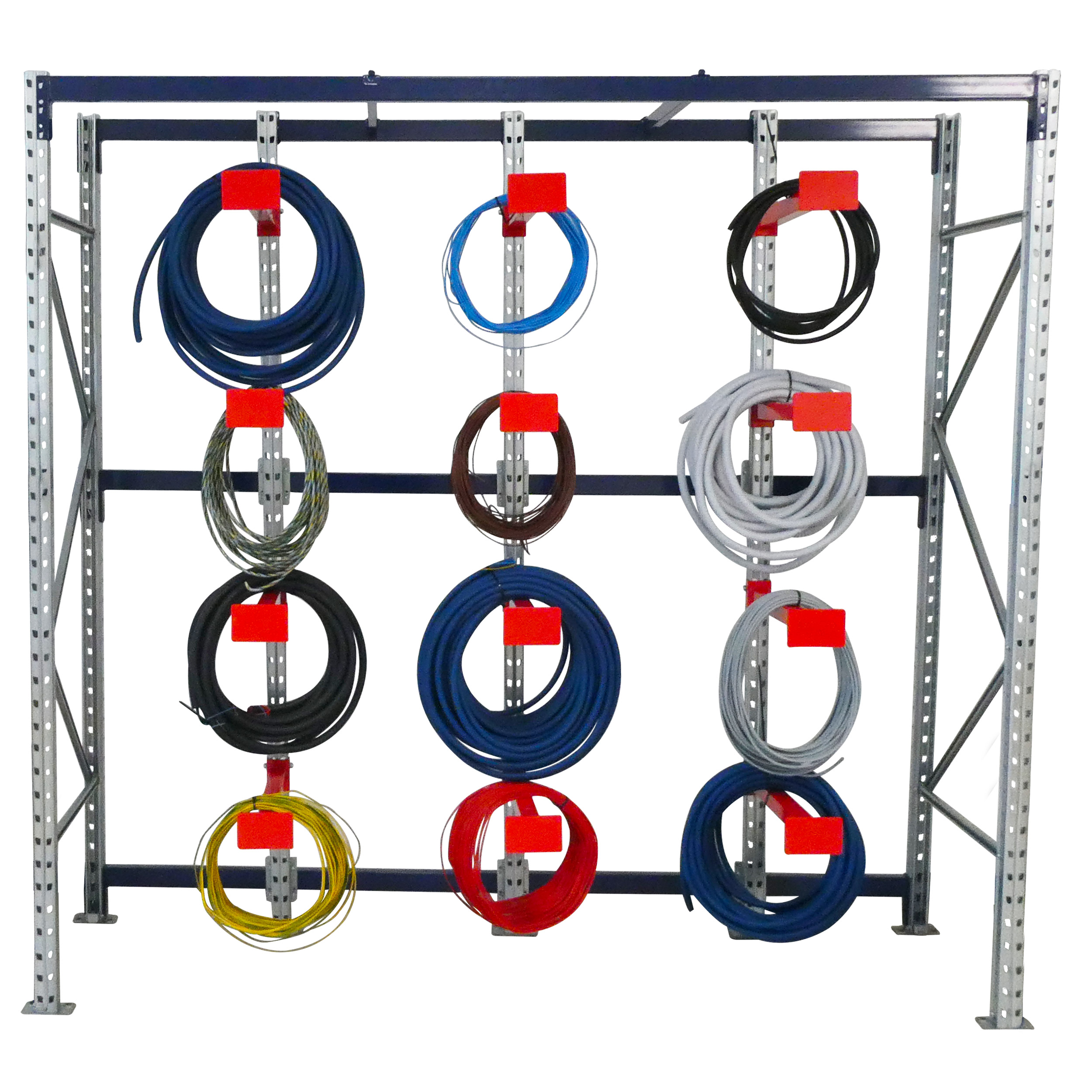 Rack de rangement pour couronnes de câbles - CABLE EQUIPEMENT - LA BS
