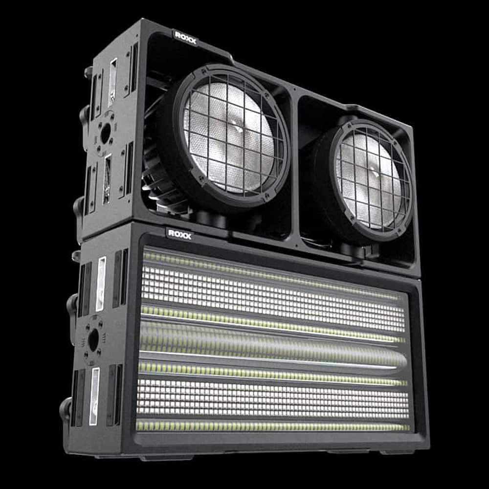 ROXX Cluster S2 - Graphic strobe led 7 x 12 segments CW + RGB - LA BS