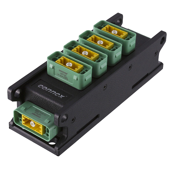 Boitier de distribution plat 6 connecteurs mâles CONNEX CONTRIK - LA BS