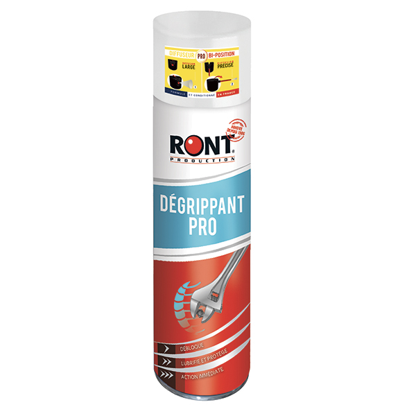 Dégrippant professionnel avec diffuseur bi-position - RONT - LA BS