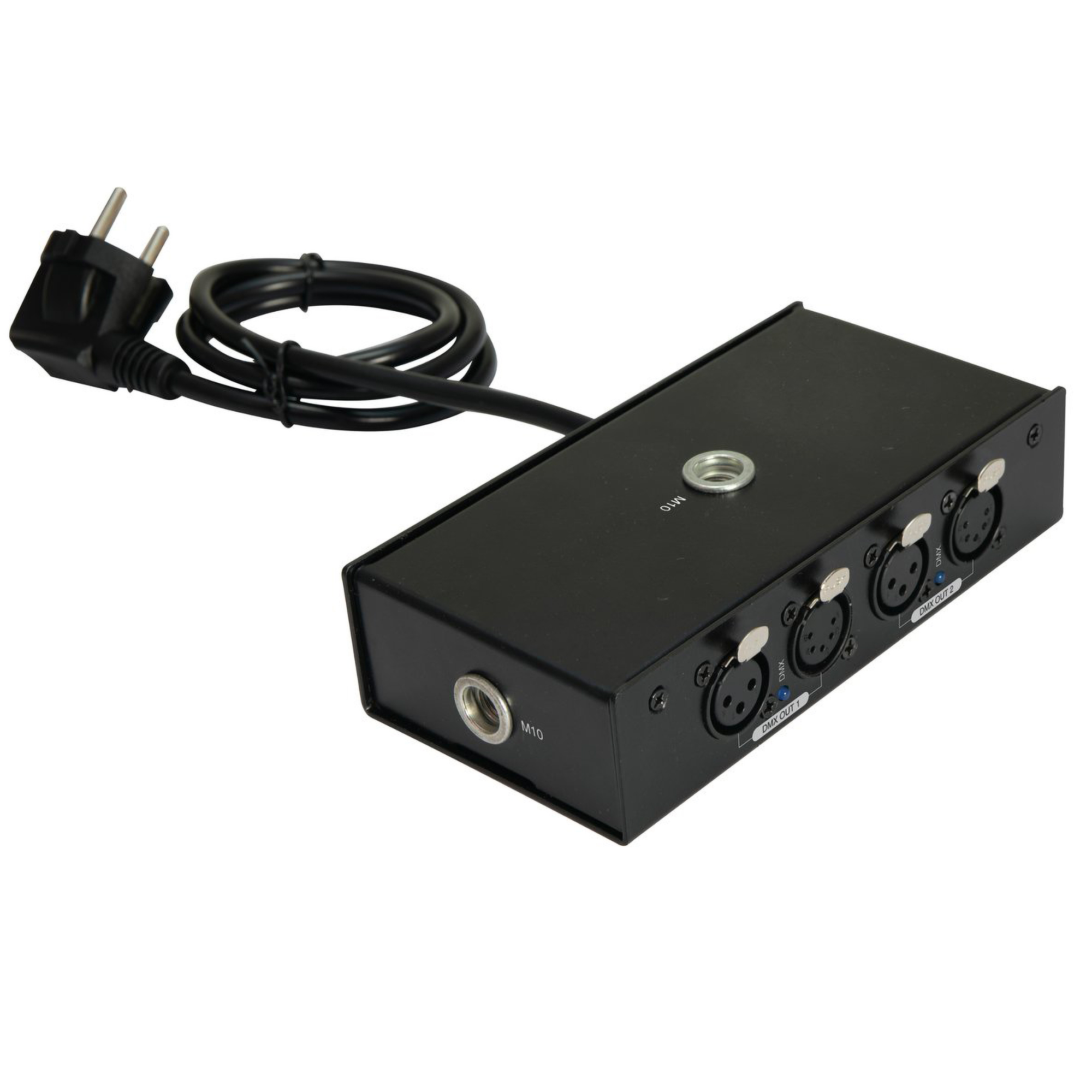 Splitter booster DMX 1 entrée 2 sorties - connecteurs XLR 3 et 5 pts ...