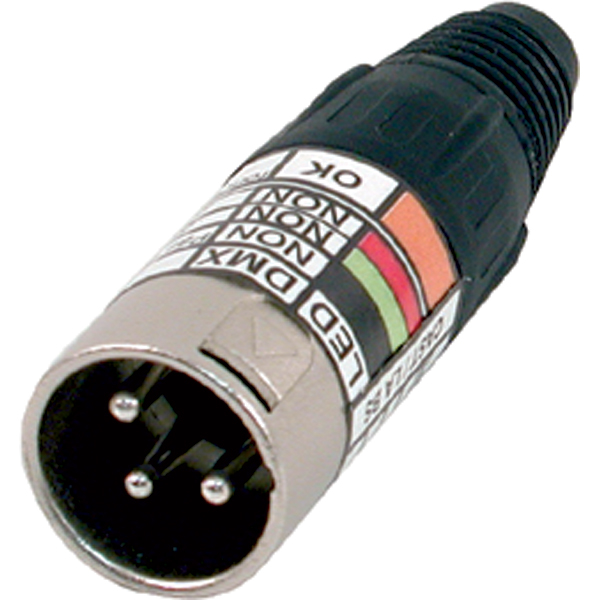 Micro testeur DMX sur XLR 3 broches - LA BS