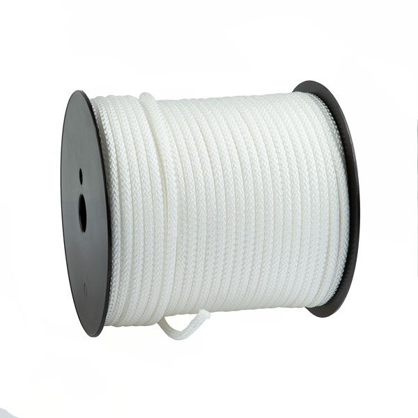 Drisse polypropylène PP 6mm blanche x 100m (+/-5% en longueur) - LA BS