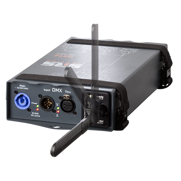 Splitter booster DMX 1 entrée 4 sorties SRS - Emetteur WDMX - LA BS