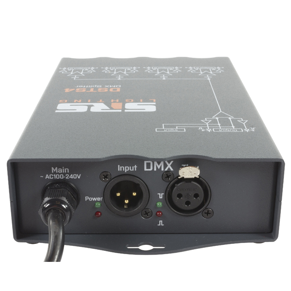 Splitter-booster DMX SRS 4 canaux opto-isolés - DMX 3 pts - LA BS