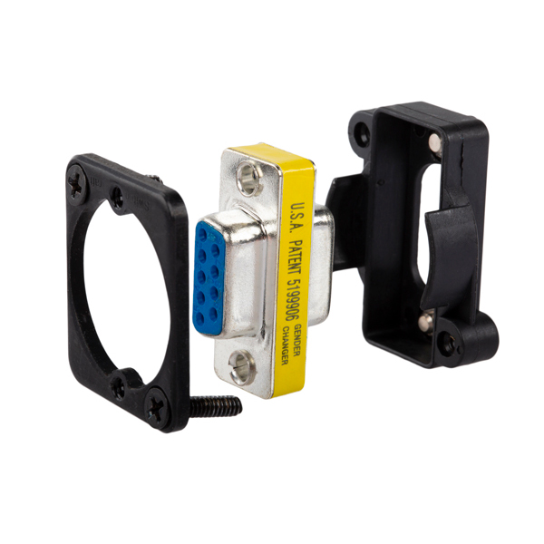 Embase SUB-D 9 Femelle / Femelle noire - LA BS