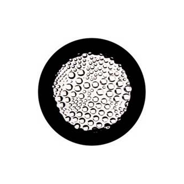 Gobo ROSCO Image Glass 33625 Foam Bubbles - Taille A (100 mm) - LA BS
