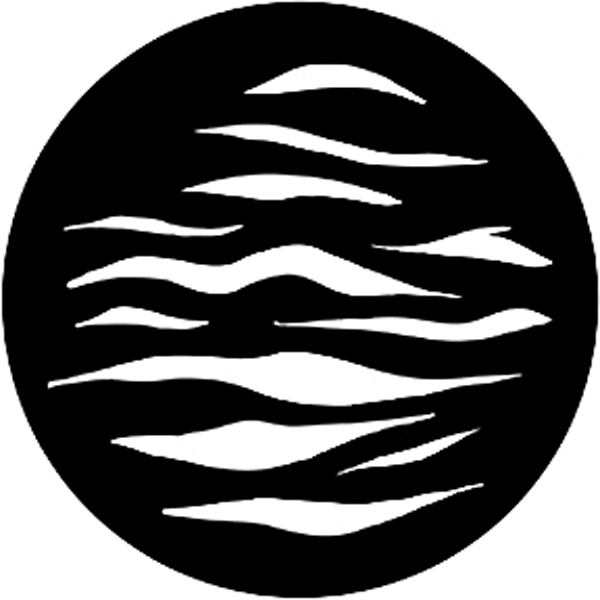 Gobo ROSCO DHA 78130 Ripple (large) - Taille M (66 mm) - LA BS