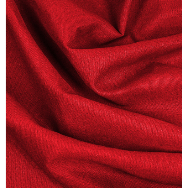 Coton gratté M1 140 g/m2 coloris rouge R912 - Rouleau de 5 x 2,60m - LA BS