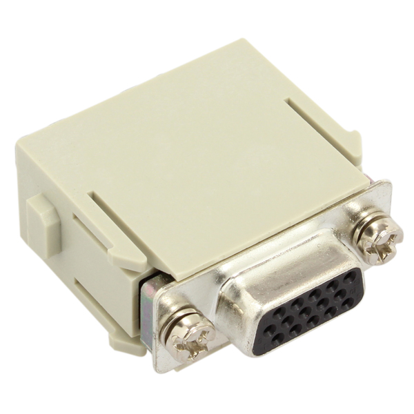 Module VGA - SUBD 15 HD femelle - 1 MODULE (Kit avec SUBD à souder) - LA BS