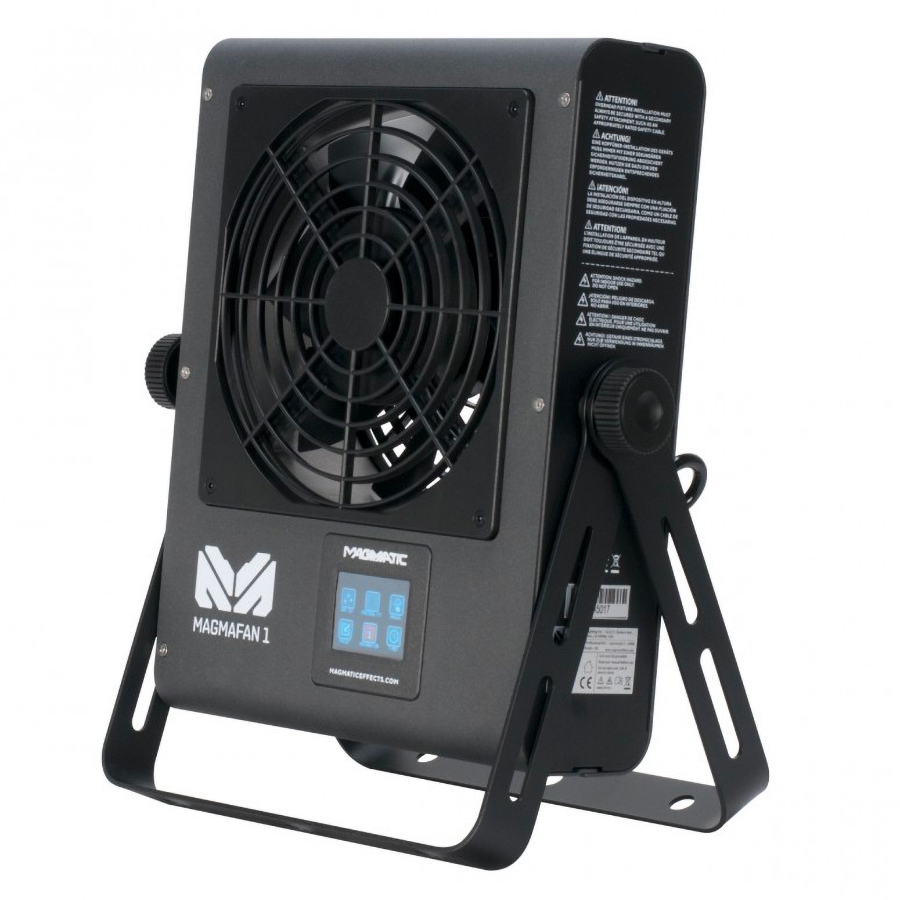 Ventilateur de scène axial compact et rotatif Magma Fan 1 Magmatic - LA BS