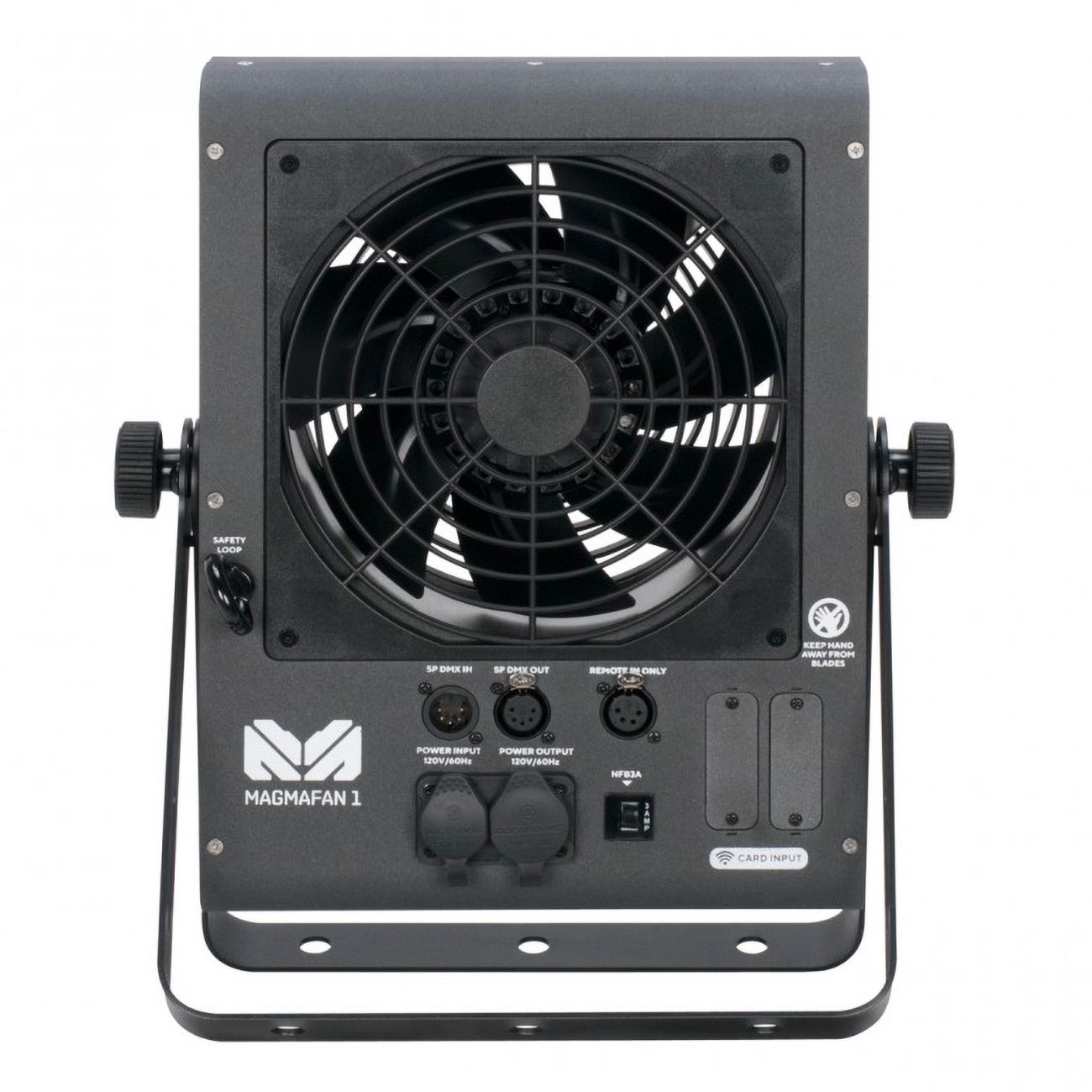 Ventilateur de scène axial compact et rotatif Magma Fan 1 Magmatic - LA BS