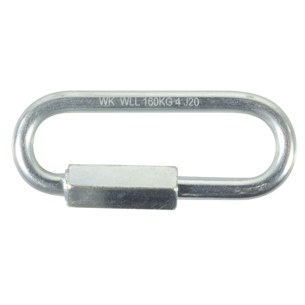 Maillon rapide grande ouverture 4mm - C.M.U. 160kg RIGLIFT - LA BS