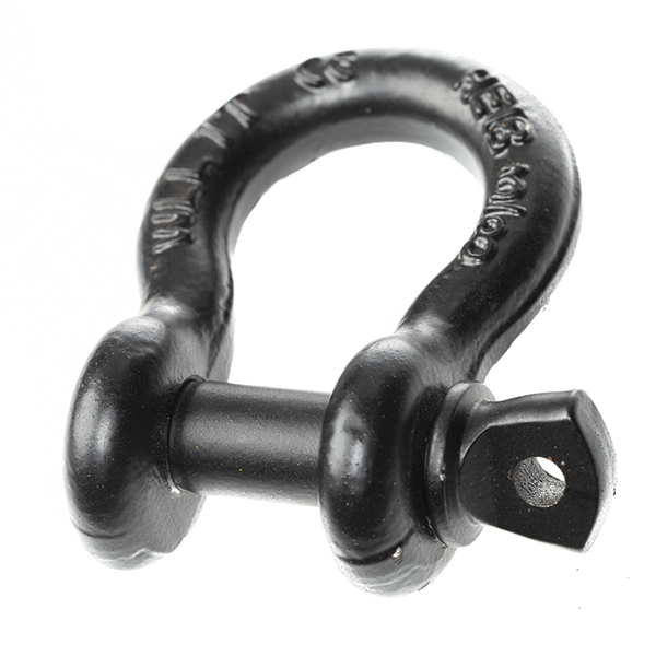 Manille lyre à visser acier allié HR noire CMU 0,75T ouverture 13,5mm ...