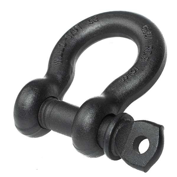 Manille lyre à visser acier allié HR noire CMU 3.25T ouverture 26,9mm ...