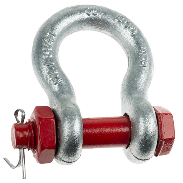 Manille lyre B/G acier allié HR galvanisé CMU 3.25T ouverture 26,9mm ...