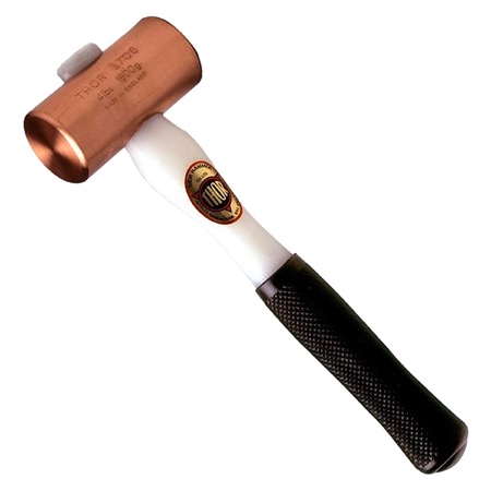 Marteau THOR HAMMER 3706 pour matériaux sensible avec tête en cuivre ...