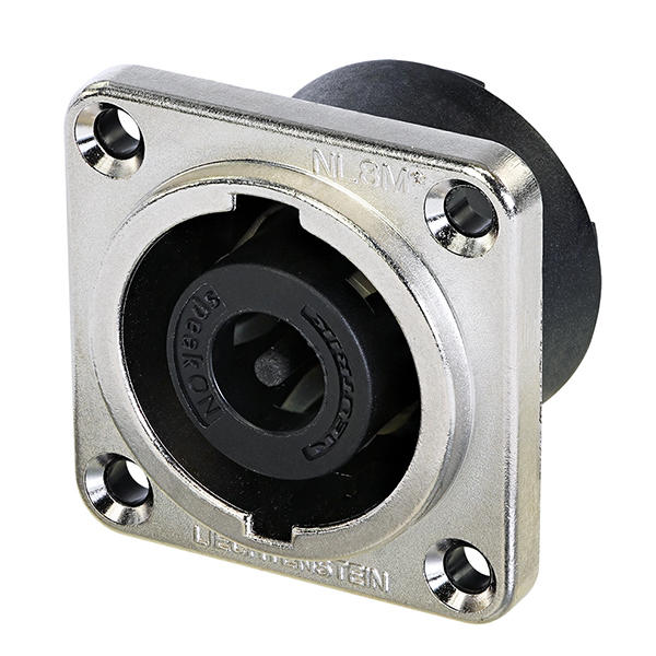 Embase speakON femelle série EP 8 points NEUTRIK NL8MPRXX - LA BS