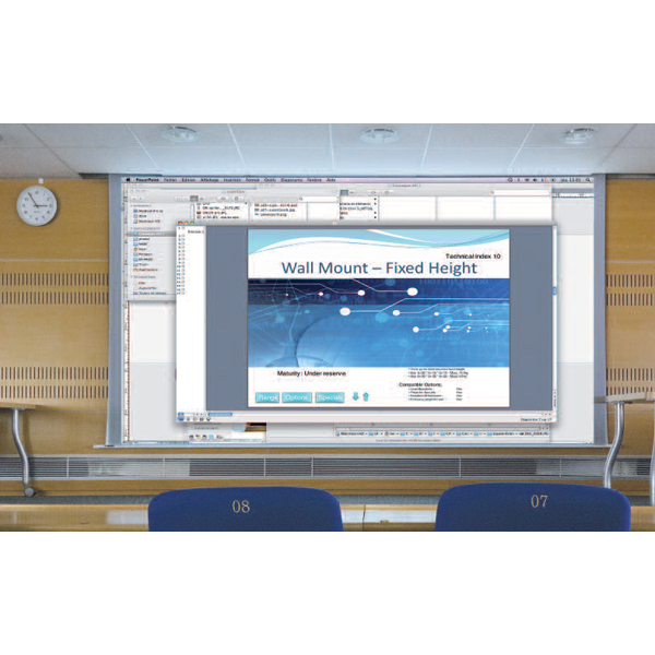 Ecran ORAY Orion Pro carter motorisé 4/3 - Blanc Mat - 300 x 225cm - LA BS