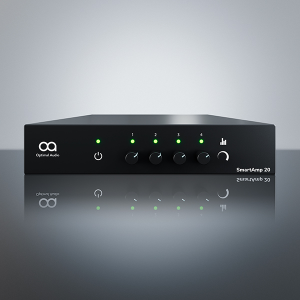 Amplificateur avec DSP intégré 4 x 125W Smart Amp 20 Optimal Audio - LA BS