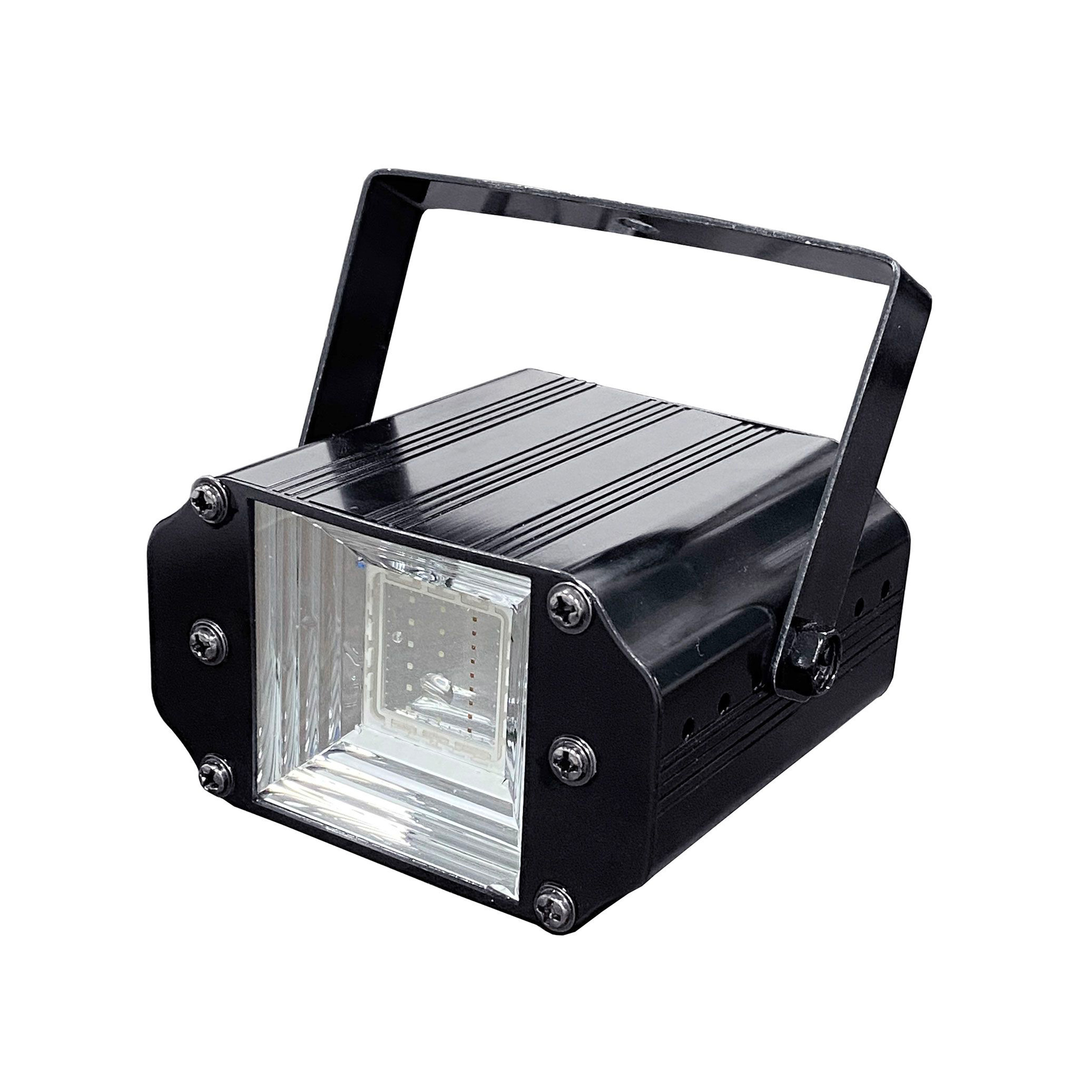 Mini stroboscope LED 20W RGB - mode manuel, auto ou music - LA BS