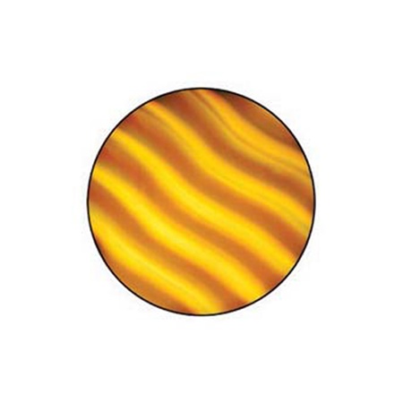 Gobo ROSCO Colorwave 33002 Waves Amber - Taille B (86 mm) - LA BS