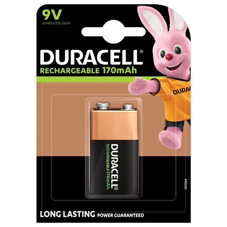 Pile rechargeable 9V E 170mAh DURACELL