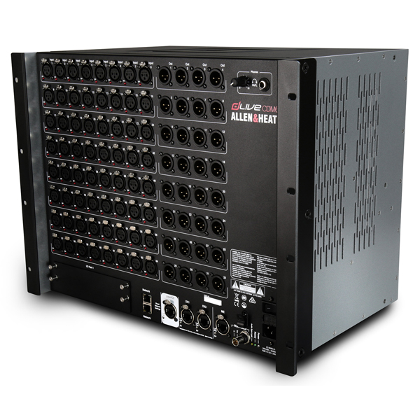 Rack 64 entrées 32 sorties GigaACE, WC, DLIVE CDM64 Allen & Heath - LA BS