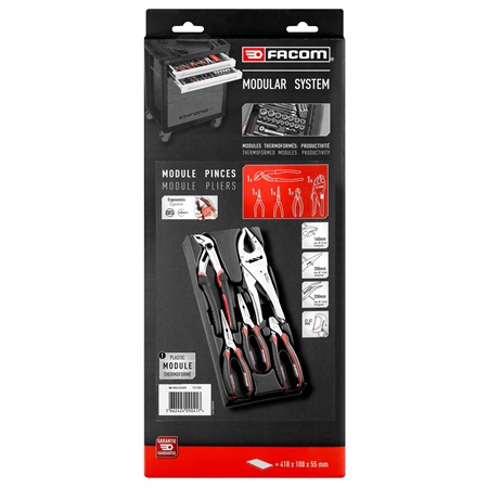Module thermoformé FACOM - 5 pinces CPEA5PB - LA BS
