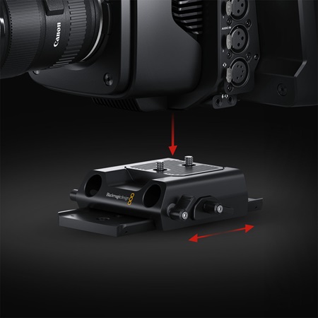 Support Rod Blackmagic Design Tripod Mount for Studio 4K Camera - LA BS