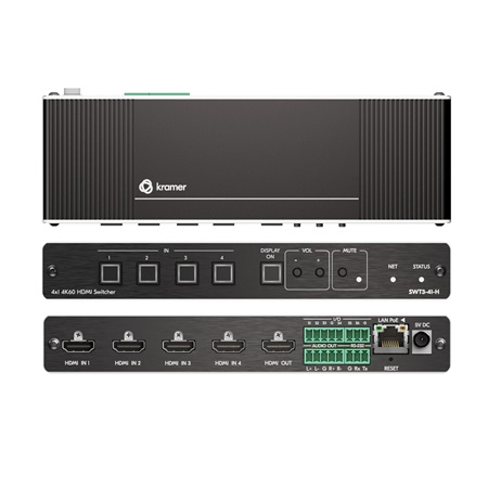 Sélecteur Vidéo Automatique HDMI 4x1 KRAMER SWT3-41-H - LA BS