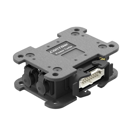 Contrik Power Turtle - IN Harting 16 - OUT 6 x Powercon True One - LA BS