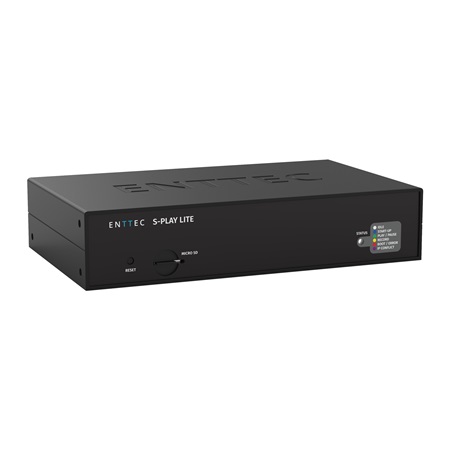 Enregistreur et déclencheur 16 univers DMX/Artnet S-PLAY Lite Enttec ...