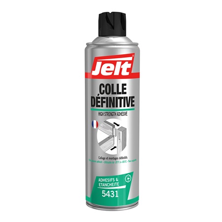 Colle définitive JELT - colle aérosol à fort pouvoir adhésif 650ml - LA BS