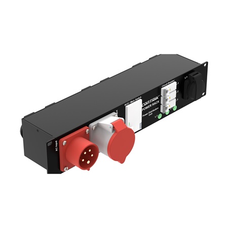 Distribution 16A tétra Rackable Contrik - 7 x PC16 NF - 30mA - LA BS