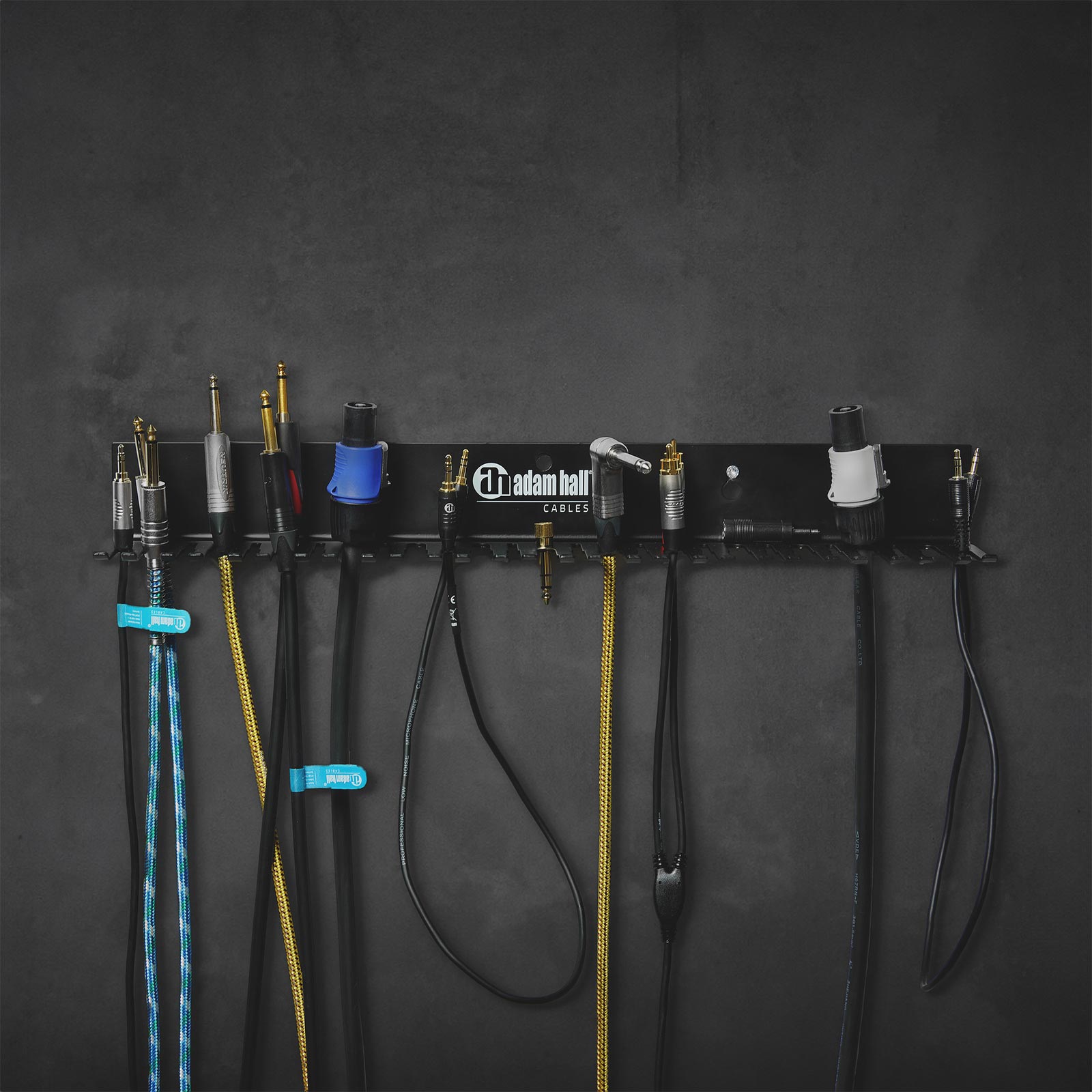ADAM HALL Cable Holder Pro | Support Mural Câbles | Rangement Pro
